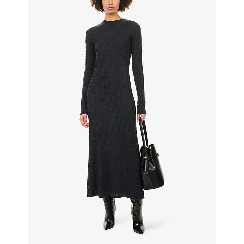 TOTÊME Cable-Knit Wool Maxi Dress